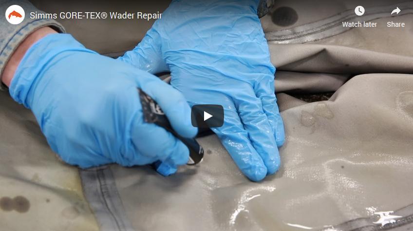 Simms Gore-Tex Wader Repair – Manic Tackle Project