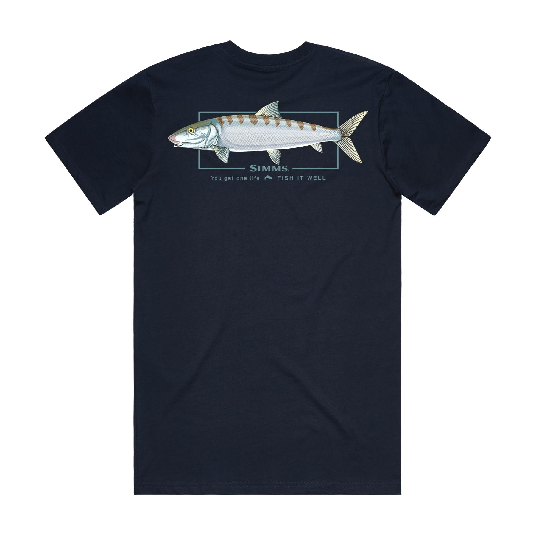 Simms Artist Tee | Bonefish Navy – Manic Tackle Project