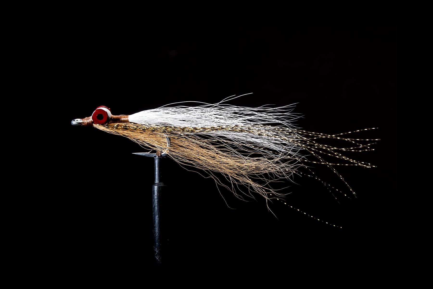 Bucktail Clouser Tan/White Fishing Fly | Manic Fly Collection – Manic ...