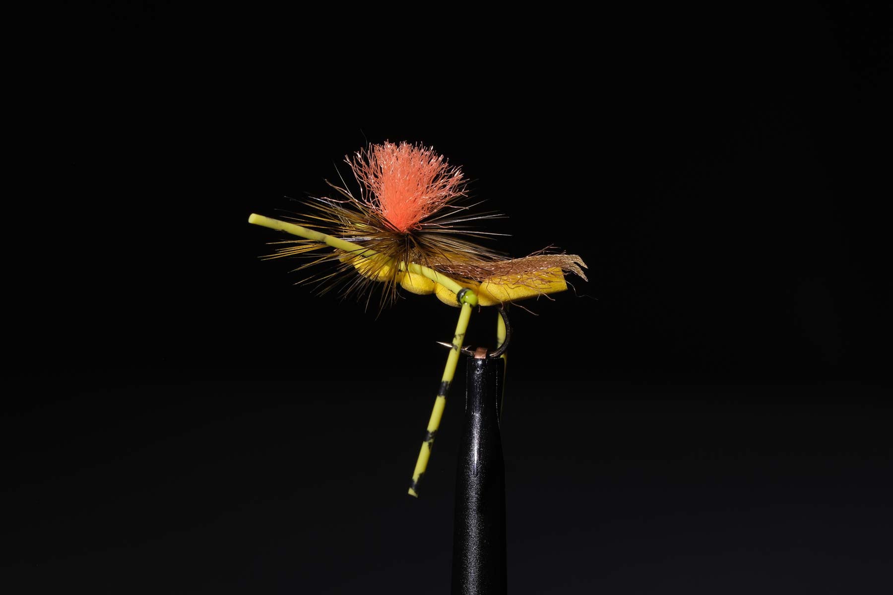 Hi Vis Hopper Yellow Fishing Fly | Manic Fly Collection – Manic Tackle ...