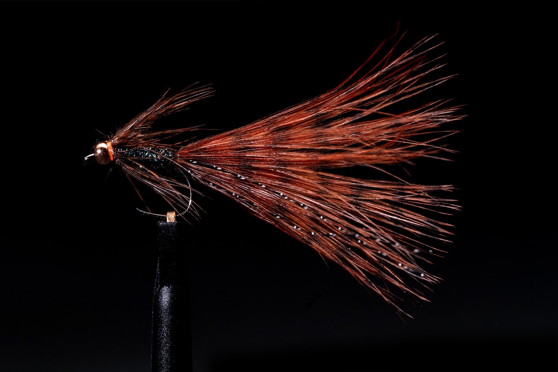 Snowy Bugger Naths Brown Fishing Fly | Manic Fly Collection – Manic ...