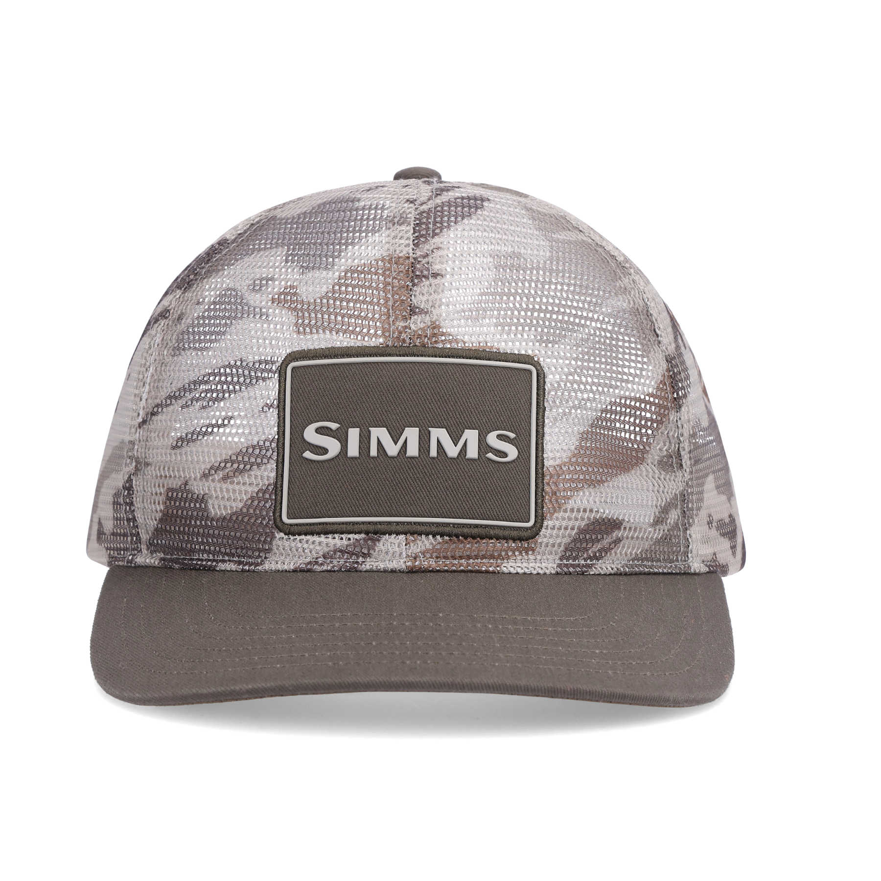 Simms Mesh All Over Trucker Cap | Ghost Camo Stone – Manic Tackle Project