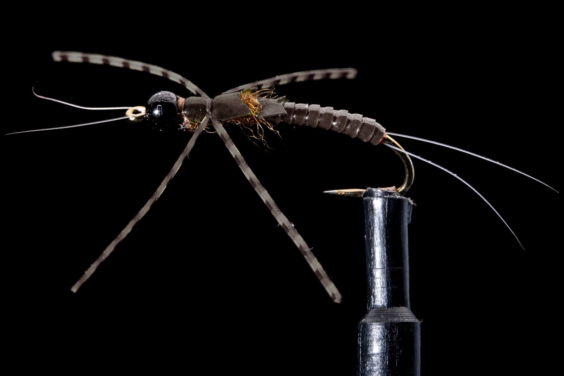 Kyle's Stone Black Fishing Fly | Manic Fly Collection – Manic Tackle ...