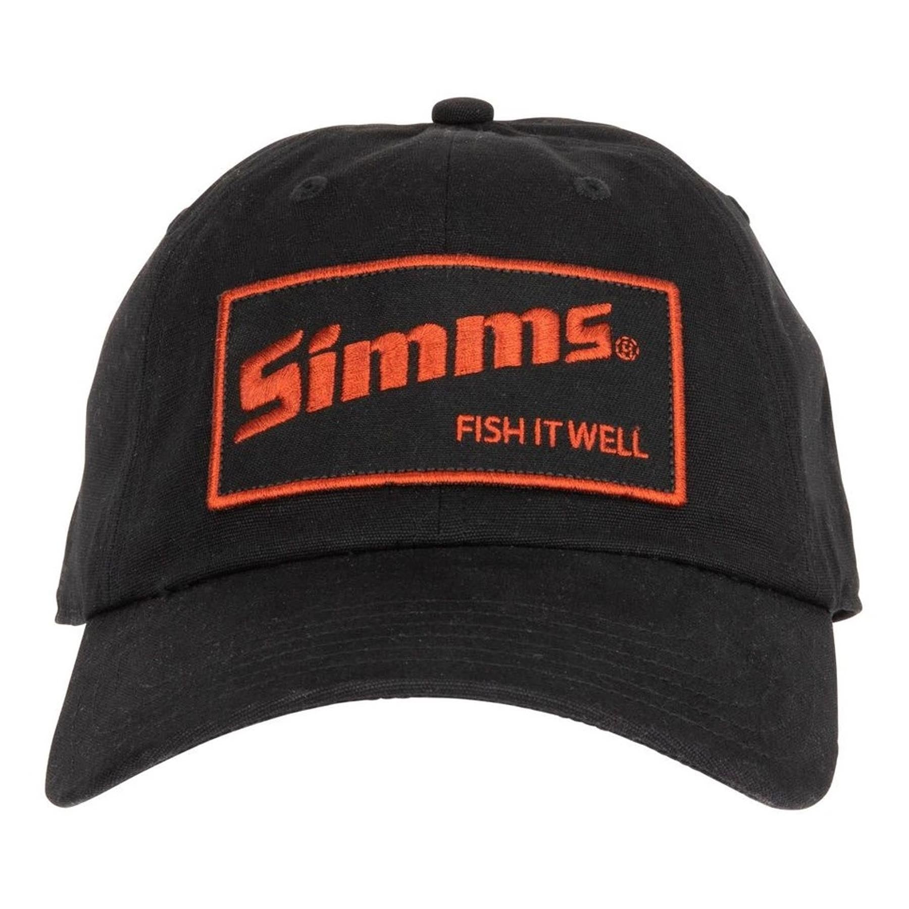 Simms Fish It Well Cap | Black – Manic Tackle Project