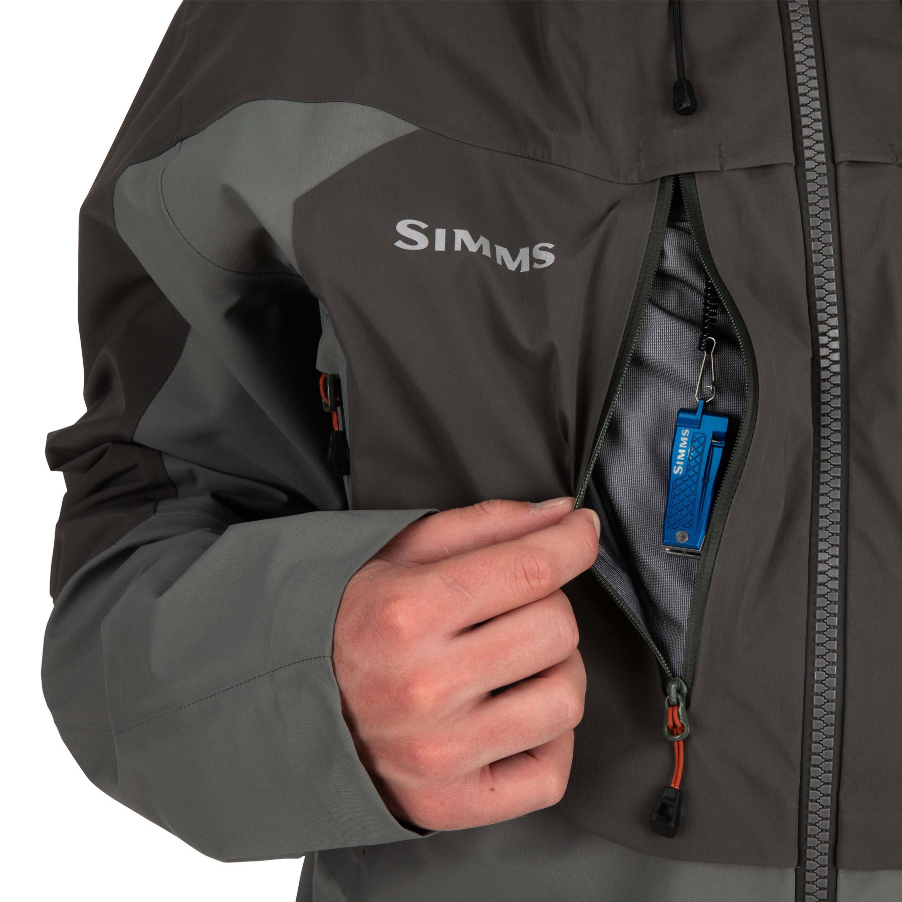 Simms G3 Guide Wading Jacket | Gunmetal – Manic Tackle Project